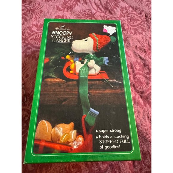 Hallmark Snoopy | Holiday | Hallmark Snoopy Stocking Hanger Holder ...